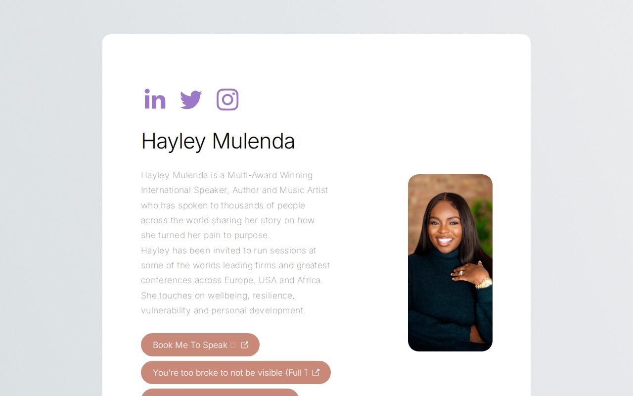 Hayley Mulenda